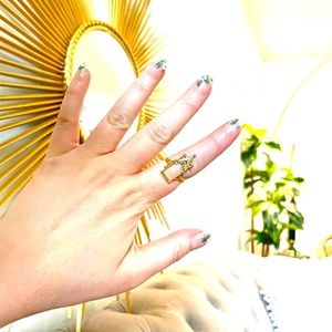 Jewelry | Gold Frame Ring | Poshmark